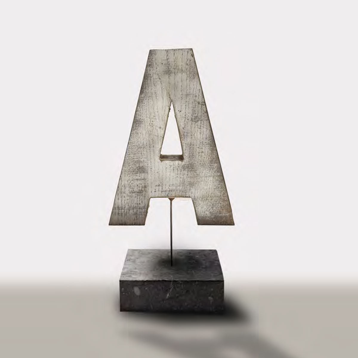Wooden Letters - Shelf Sculptures. Handmade timber, marble base | Fp ...