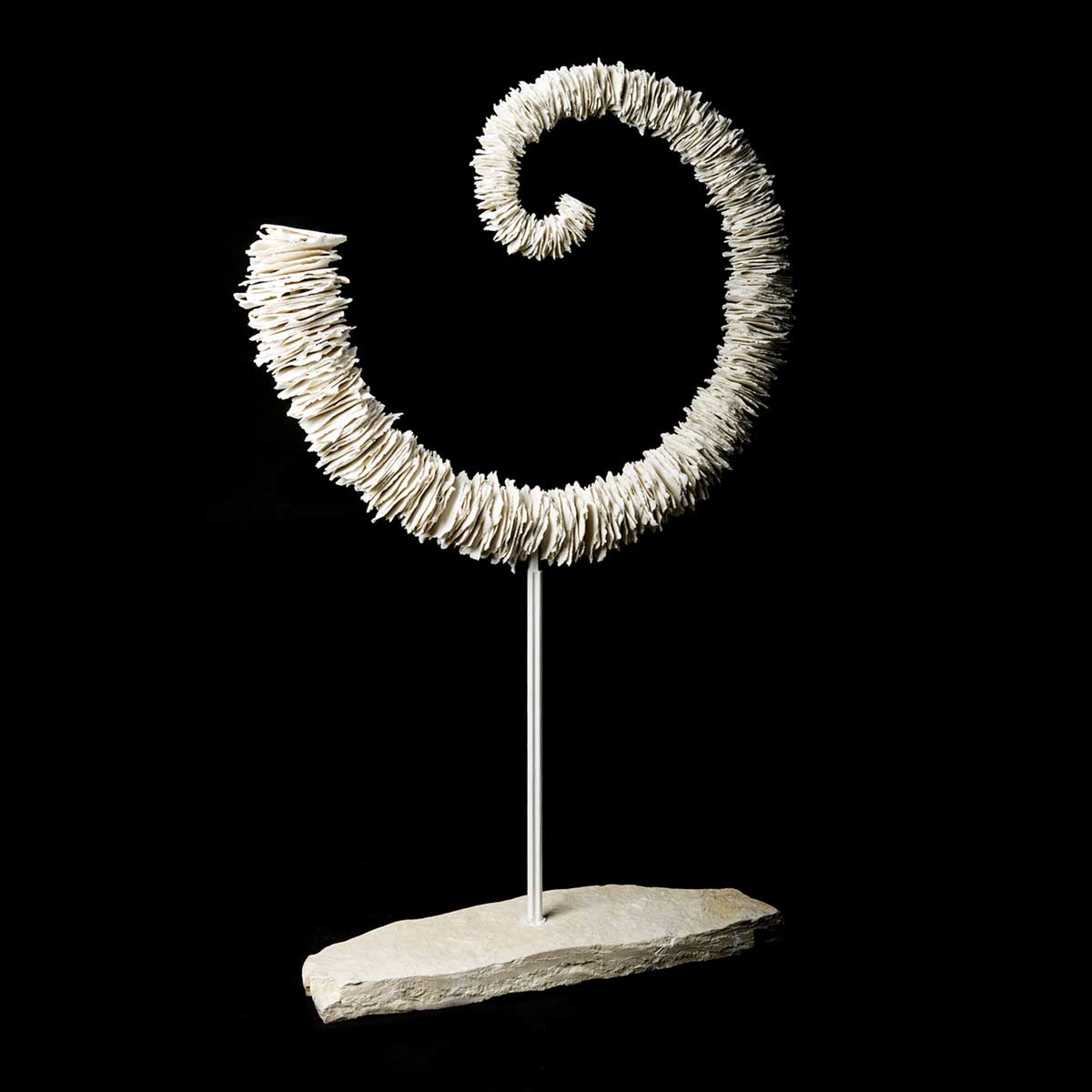 Involution, Unglazed porcelain sculpture - Battista Emanuela - Fp Art ...