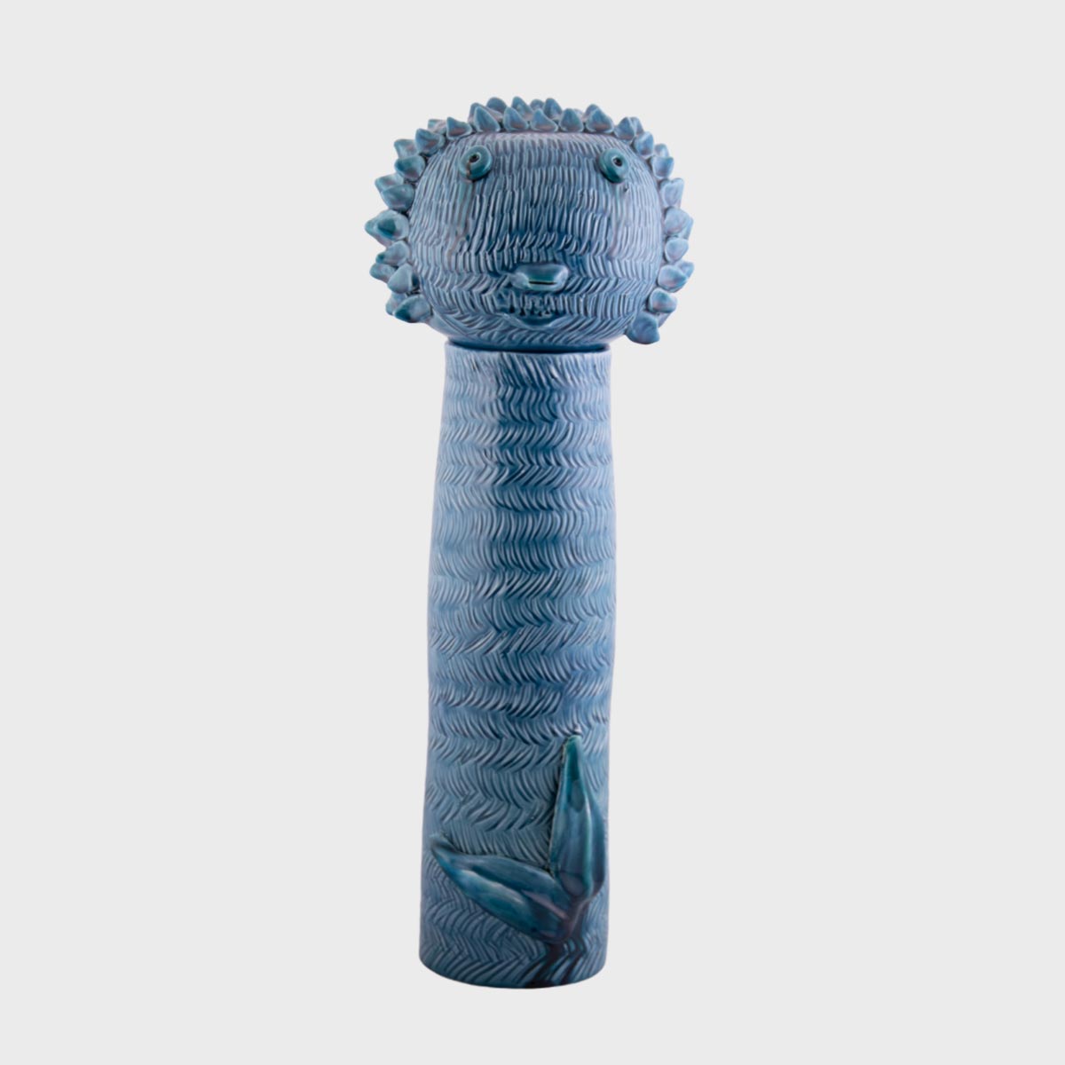 Il Pesce - Vases. Handmade ceramic, white clay and colored crystalline ...